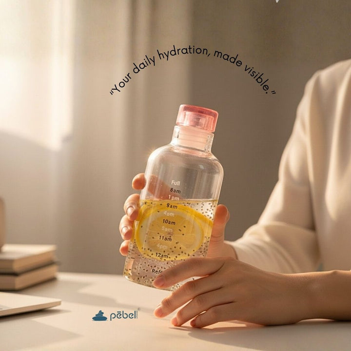 Buy Best Glass Water Bottles Online in India | Pebel Lifeware