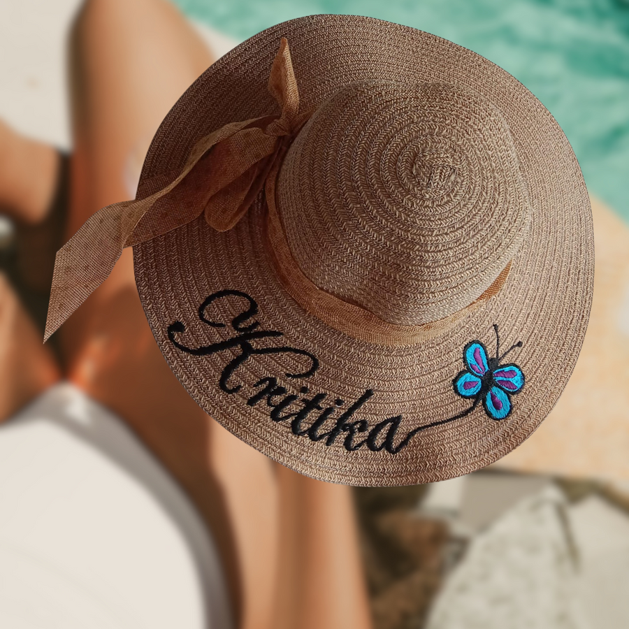Personalized Beach Hat Pebel personalized-beach-hat-pebel