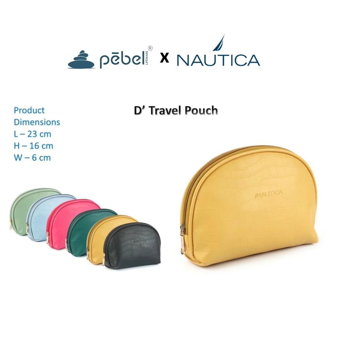 Pebel Lifeware Nautica D' Travel Pouch – Stylish & Versatile