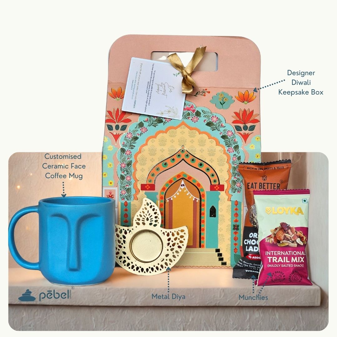 Pastel Hues Diwali Gifts - Corporate Hampers by Pebel Lifeware