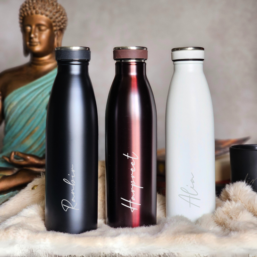 Personalized Insulated Steel Bottle | Hot & Cold 8 hrs | 500ml – Pebel