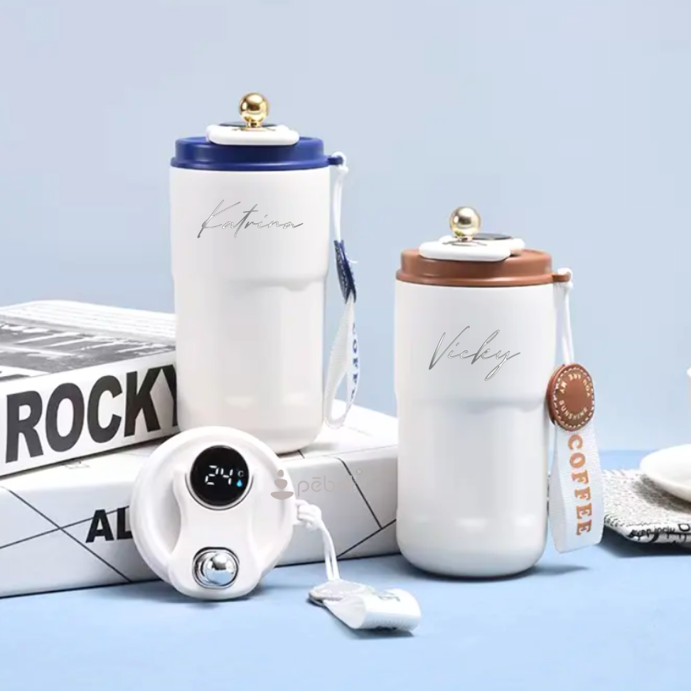 Personalized Insulated Flask – Stainless Steel – Chic Mug – Pebel