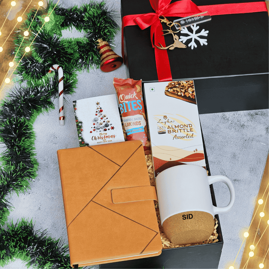 Personalized Move Ceramic Coffee Mugs with Cork Base Gift Hamper – Pebel