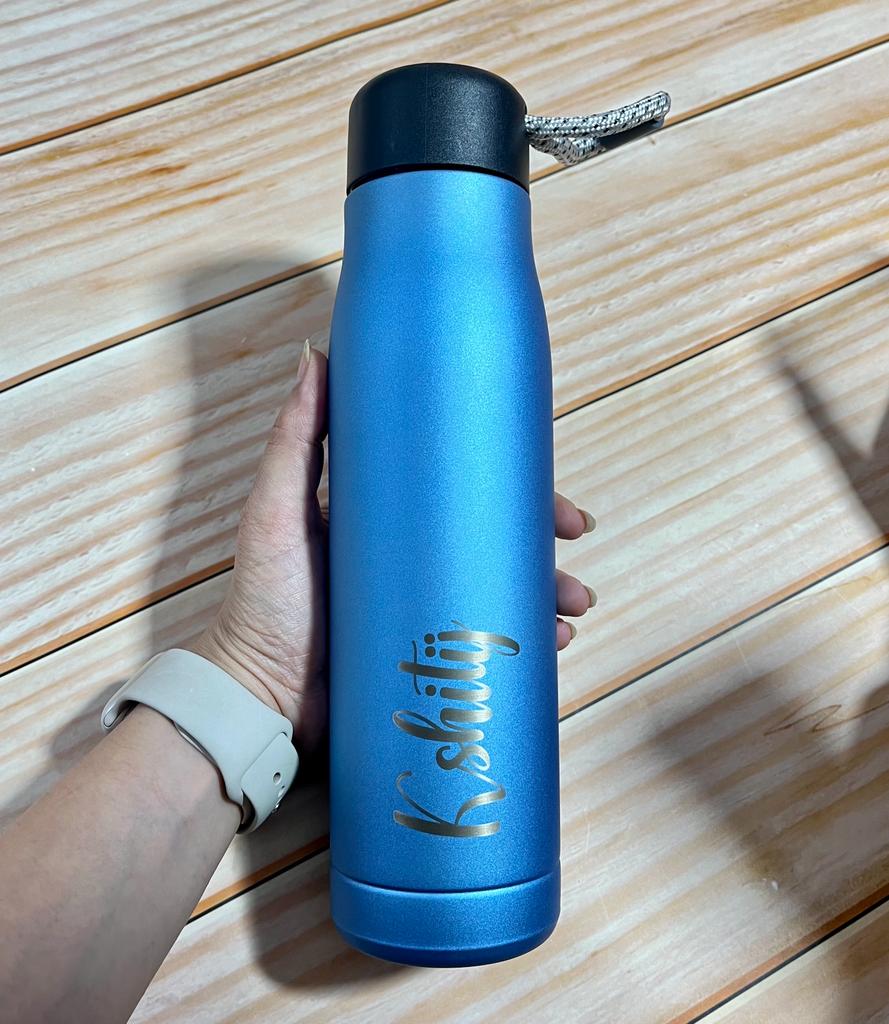 Personalized Insulated Sporty Steel Bottle | Hot & Cold 8 hrs | 550ml ...